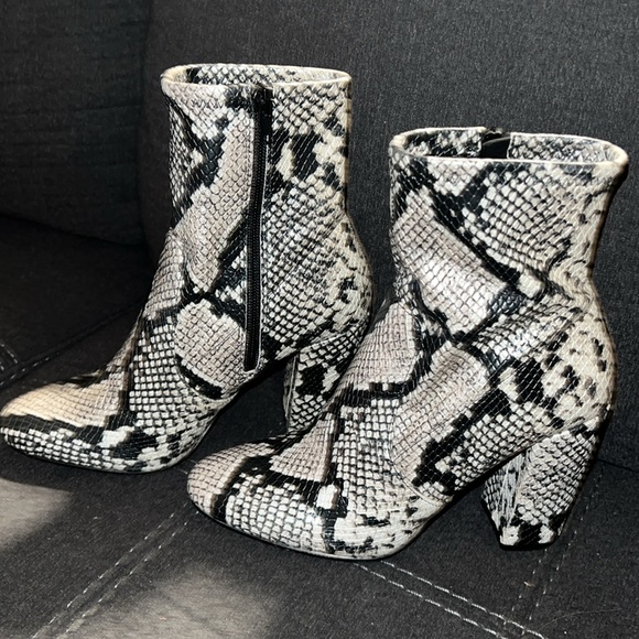 Aldo | Shoes | Aldo Snakeskin Booties | Poshmark
